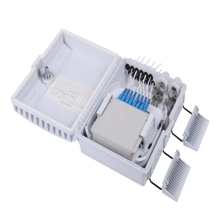 Outdoor Terminal Distribution Box,Wall Mounted Fiber Optic Splitter,Ftth Customized 16prots ...