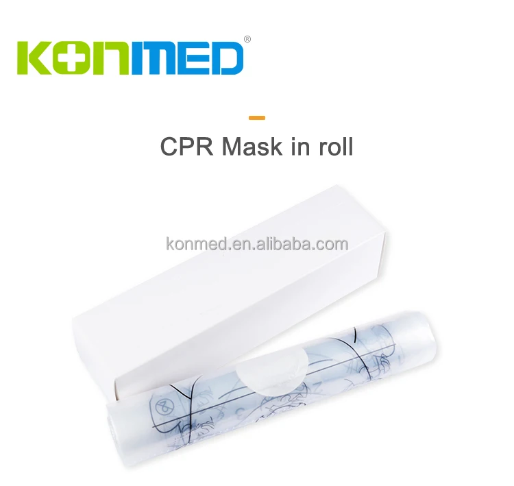 Cpr Mask In Roll Pvc Mask Easy To Use For First Aid Training Medical ...