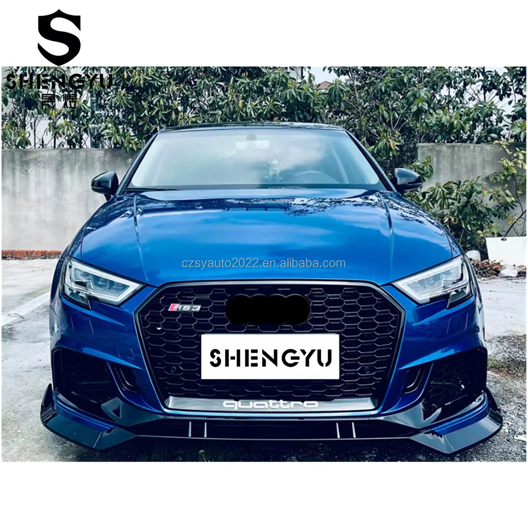 Car Body Kit For Audi A3 2017-2019 Upgrade To Rs3 Include Front Bumper ...