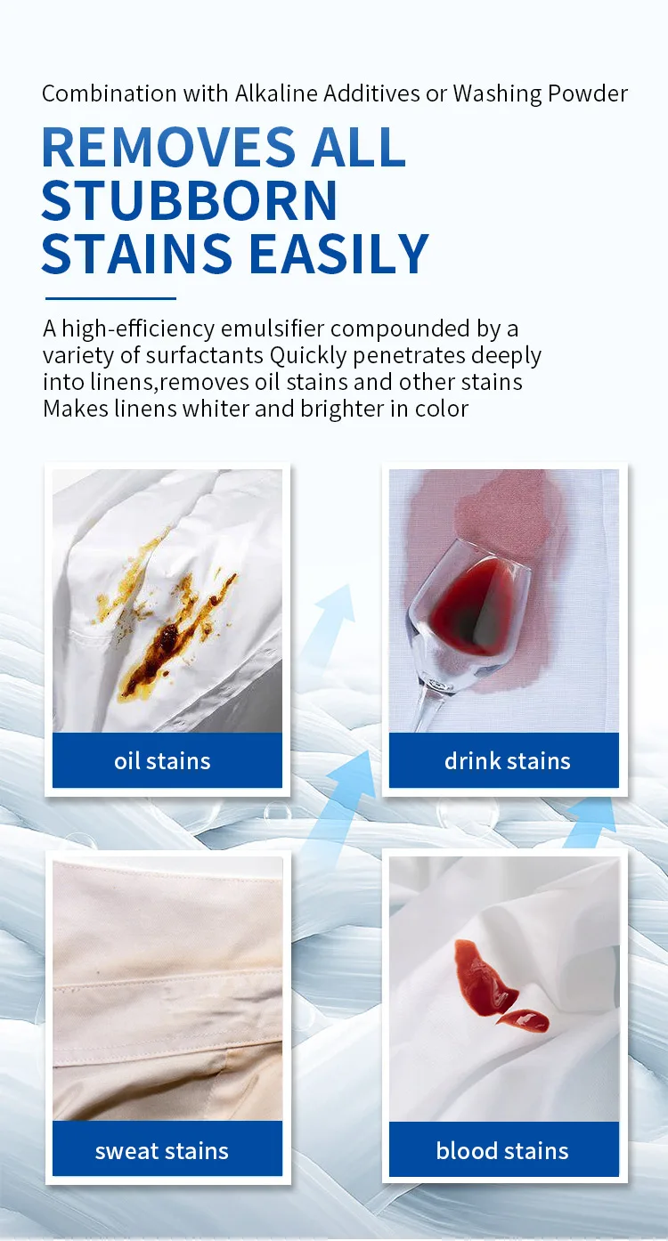 Hotel Hospital Commercial Liquid Laundry Detergent