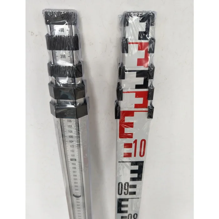 Industrial 5m Aluminium Telescopic Leveling Staff for Surveying