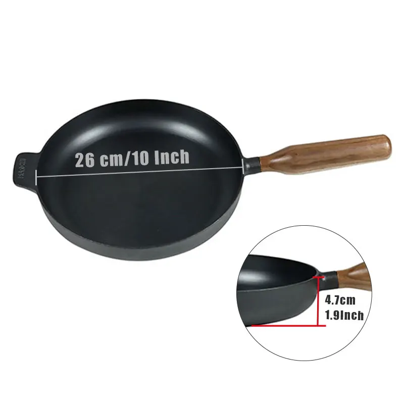 New Design Cookware Set - Polished Cast Iron Skillets