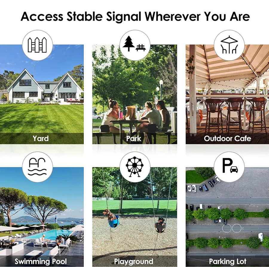Mosslink AX3000 WiFi 6 Outdoor Access Point, 3000Mbps Long Range ...