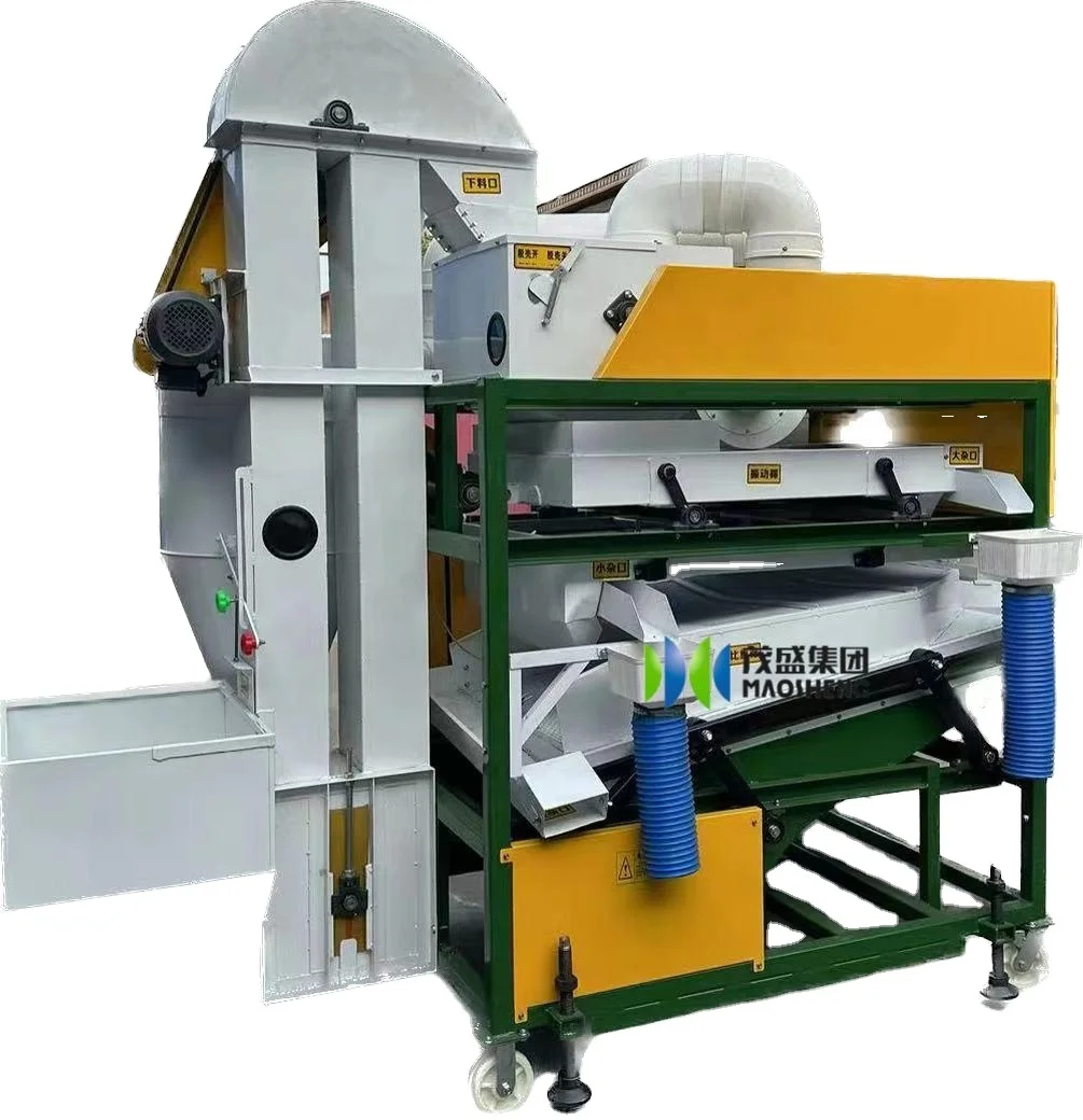 1TPH Mobile Combine Seed Cleaner Flax Seeds Vibrating Cleaning Machine ...