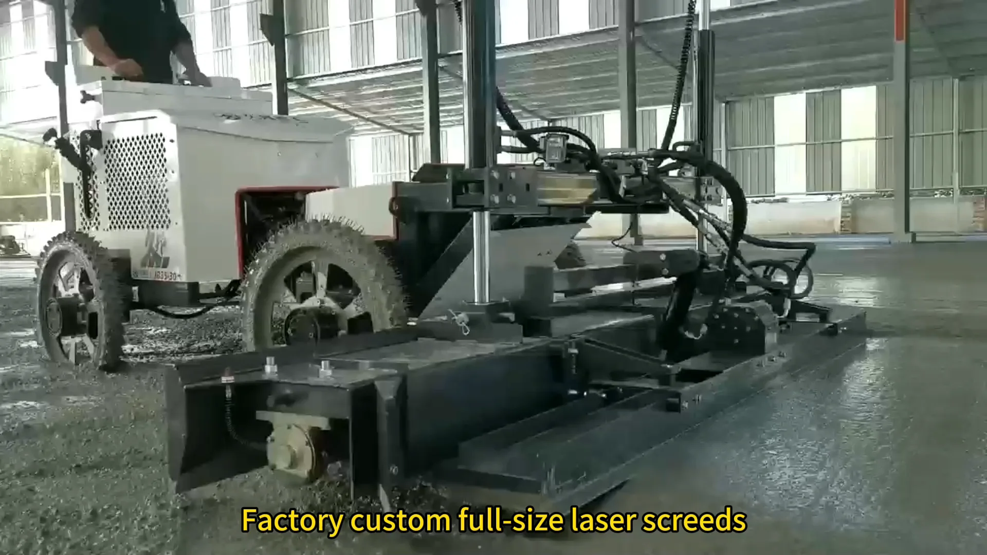 Factory Direct Hydraulic Concrete Laser Screed Machine And Self-powered ...