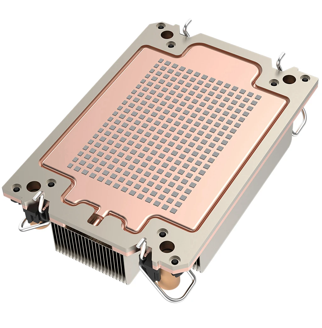 Flat 1u Aluminum Fin Cpu Cooler Fo Intel Lga4189 Square Socket Passive ...