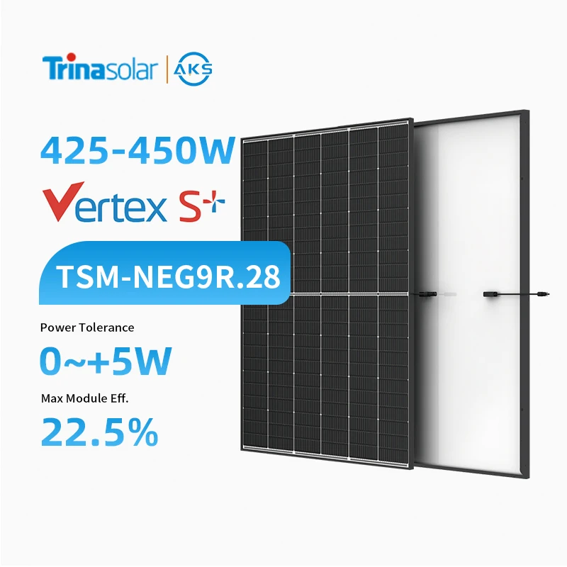 Trina Solar Pv Panels Module Vertex S+ Tsm-neg9r.28 425w 430w 435w 440w 445w 450w Solar Panel ...