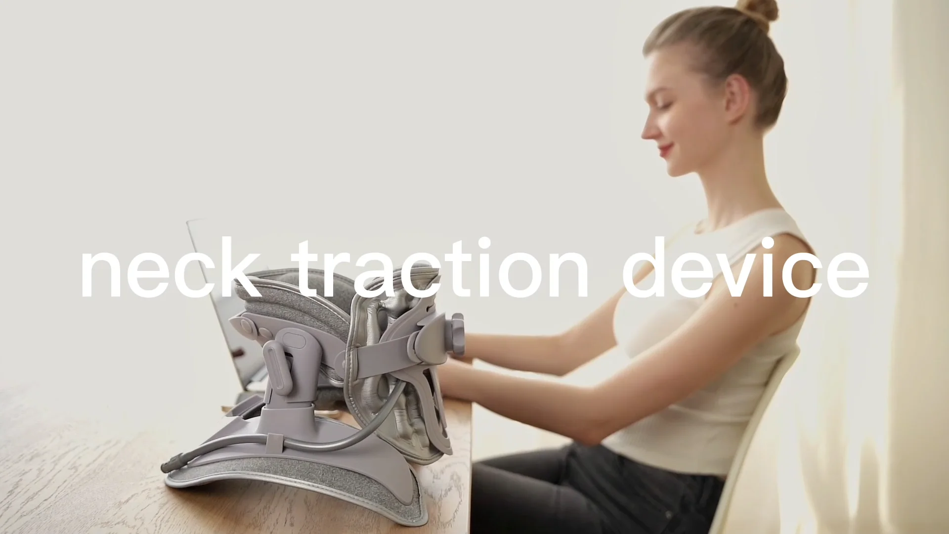 Alphay Cervical Neck Traction Device Inflatable Cervical Traction Unit Neck Brace Support For ...