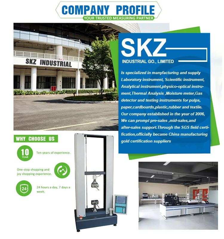 Skz Universal Textile Fabric Tensile Strength Testing Machine - Buy ...