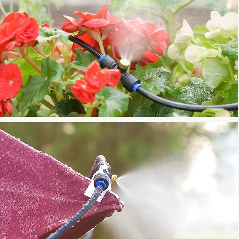 Low Pressure Misting System with Timer Metal Mist Cooling System Fog ...