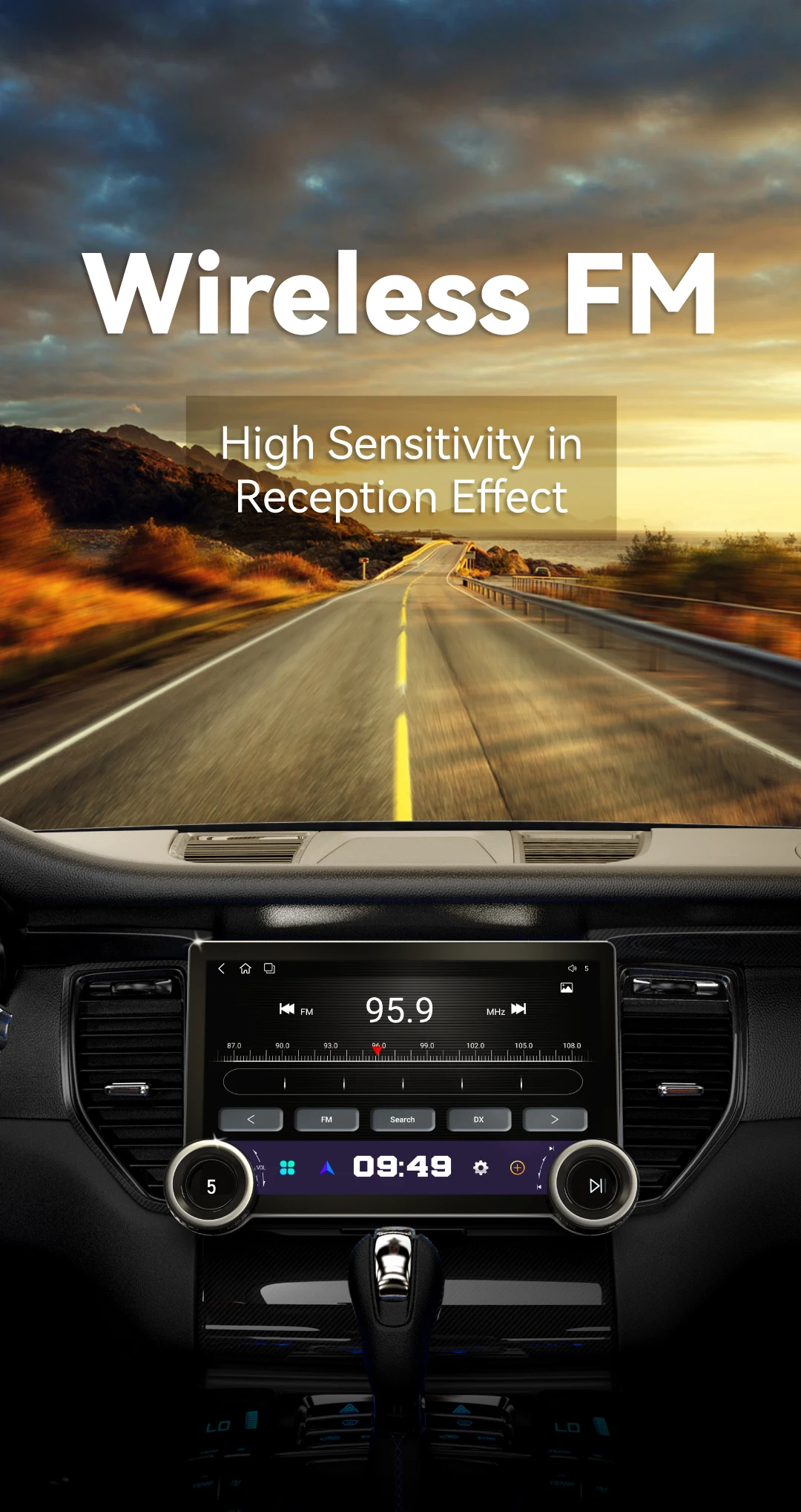 For Toyota Hilux 11.8 Inch Touch Screen With Knob Car Stereo Multimedia ...