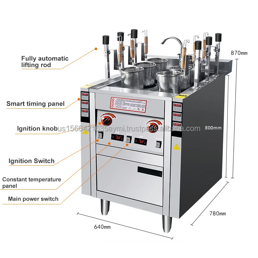 Professional Restaurant Pasta Boiler Electric Noodle Cooker Machine ...