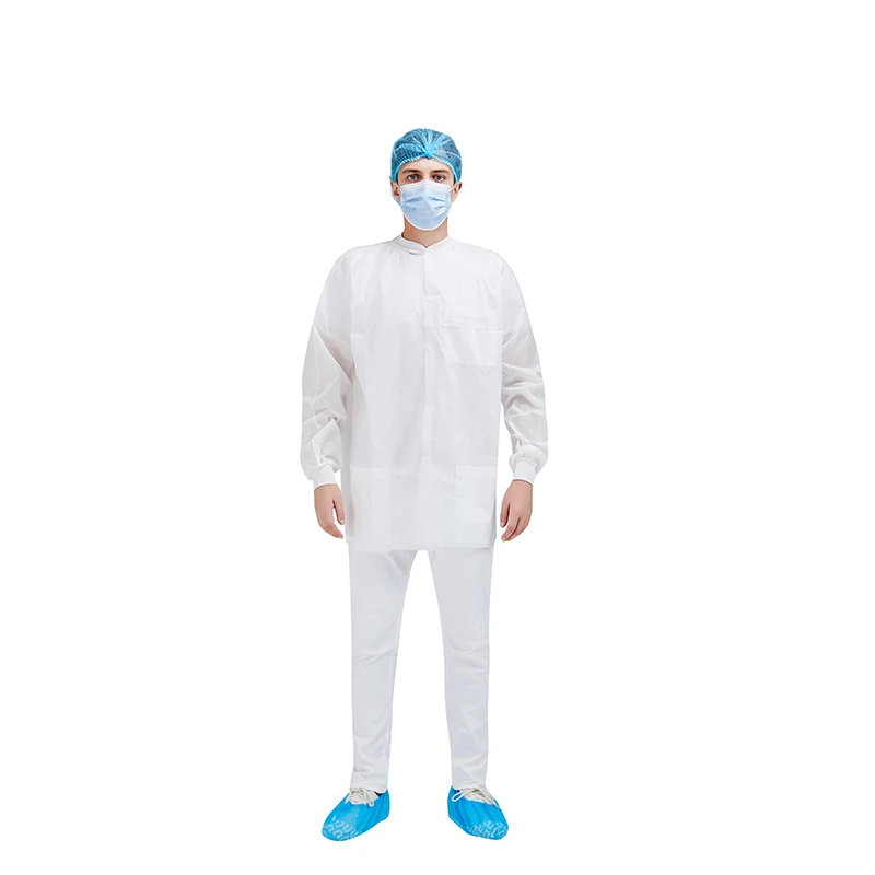 Purple Blue Lab Coats With Long Sleeves Best Factory Price Lab Coat ...