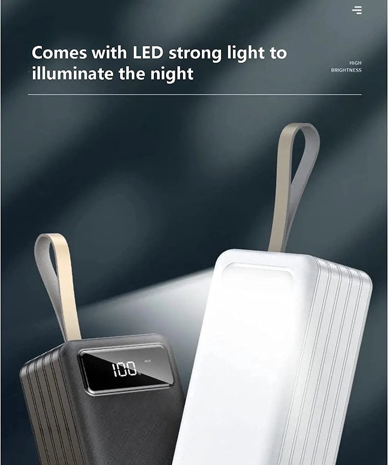 22.5w Big Power Bank 50000 60000mah 50000mah 80000mah Fast Charging ...