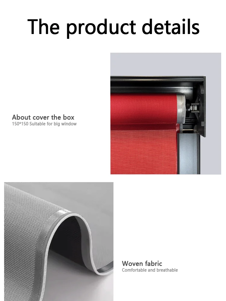 Outdoor Smart Motorized Zip Track Zipper Roller Blinds