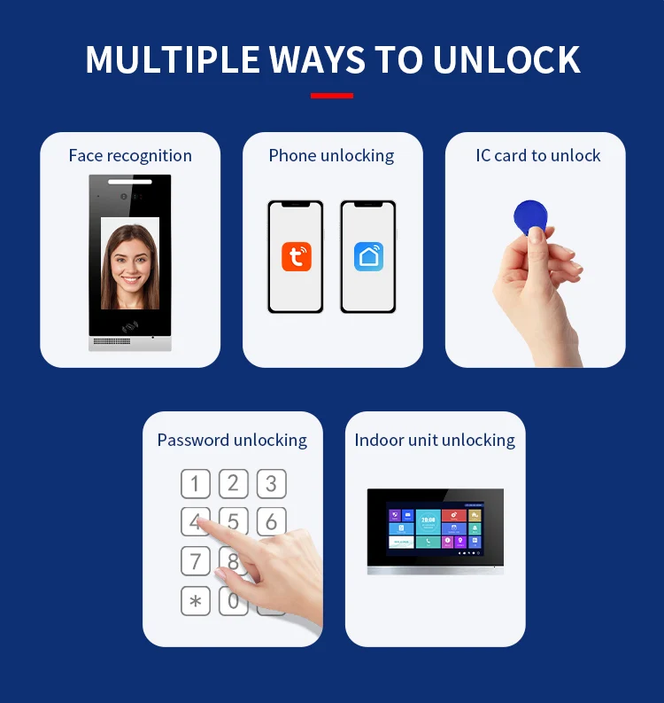 Video Door Phone Intercom System Wireless Ip Intercom Access Control ...