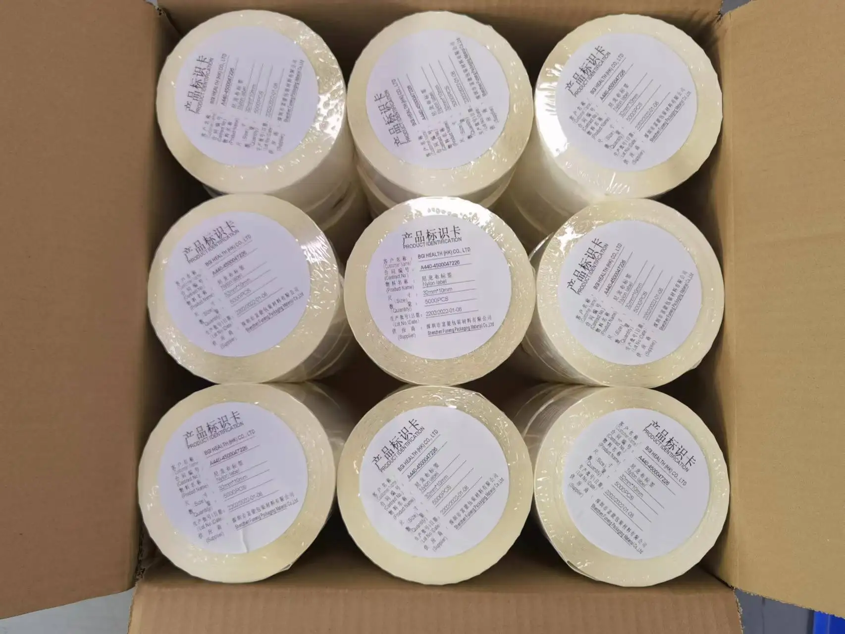 Customize The Label Size Printable Hand-written Self-adhesive Cable ...