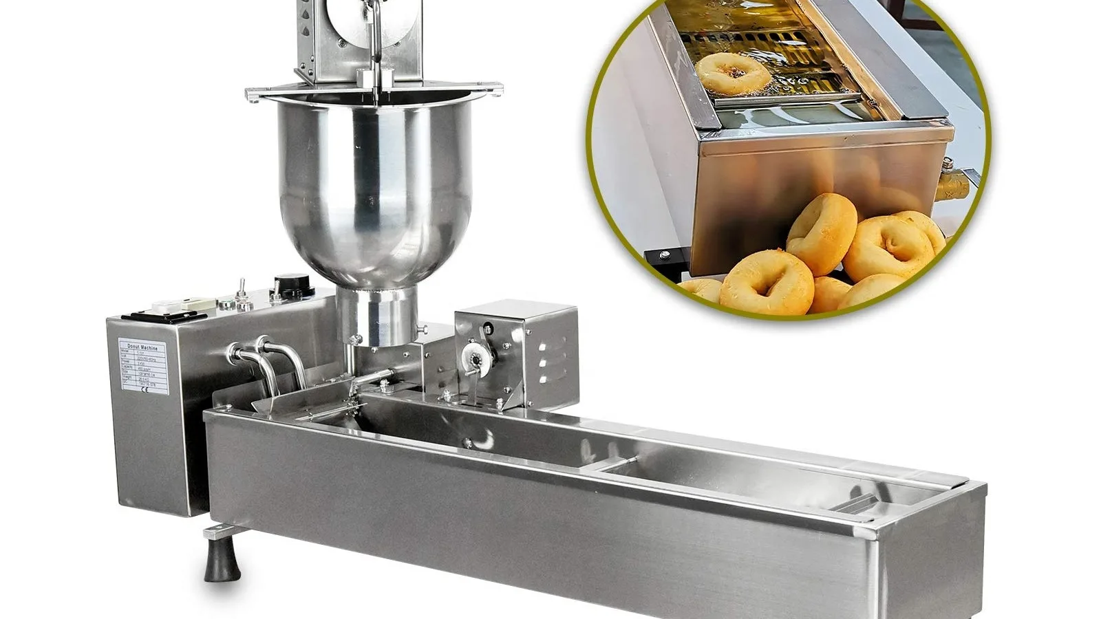 Stainless Steel Commercial Automatic Mini Donut Doughnut Making Machine ...