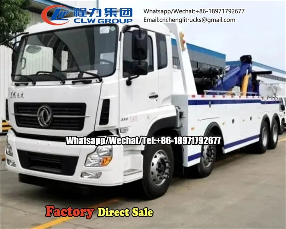 Dongfeng 30-50ton Road Sliding Rotator Wrecker Truck Tow Truck For Sale ...