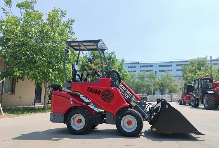 Ce Certified Diesel Engine 25hp Articulated Mini Telescopic Loader ...