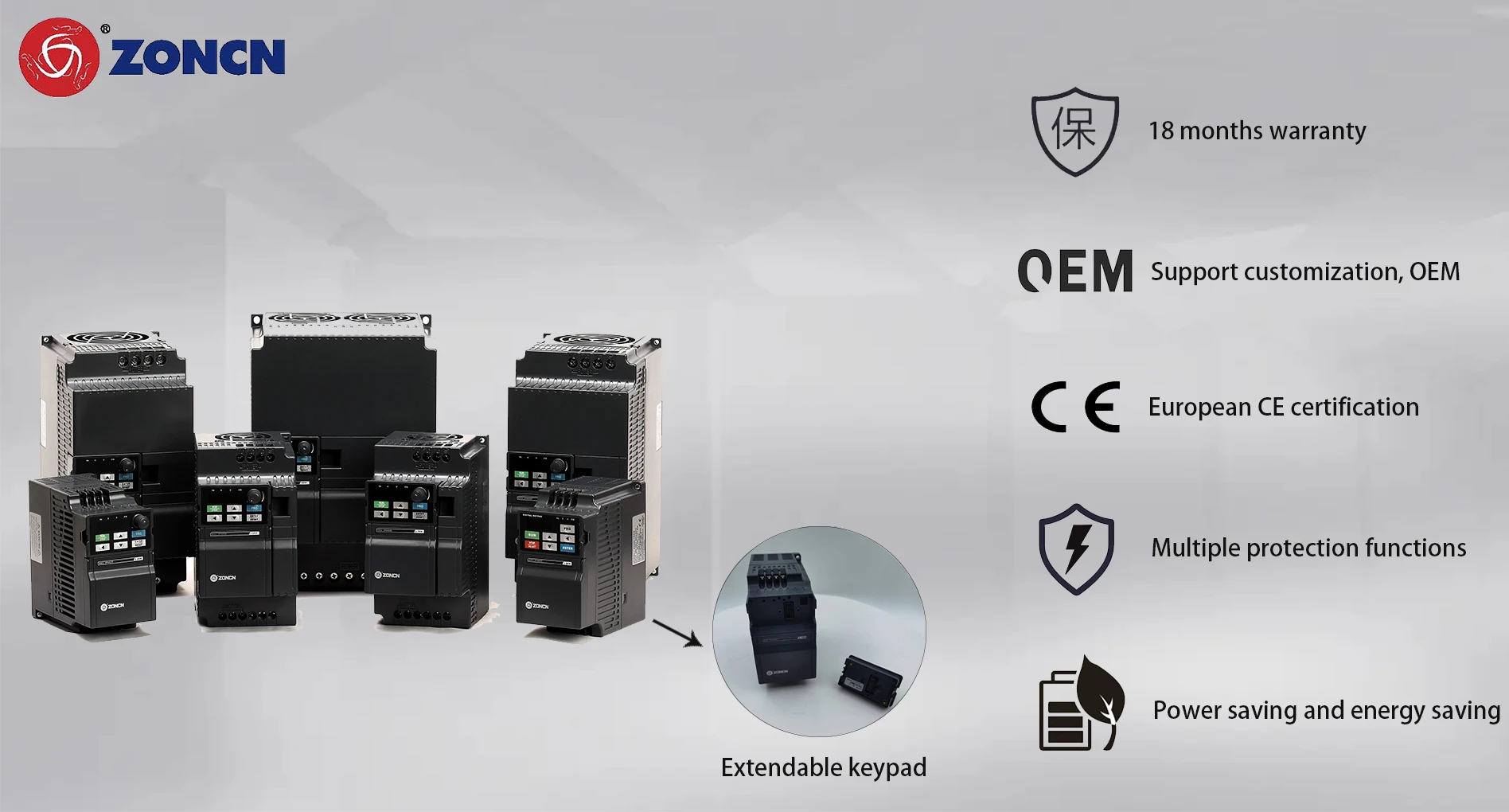 ZONCN Variable Frequency Drives - High Efficiency Vfds