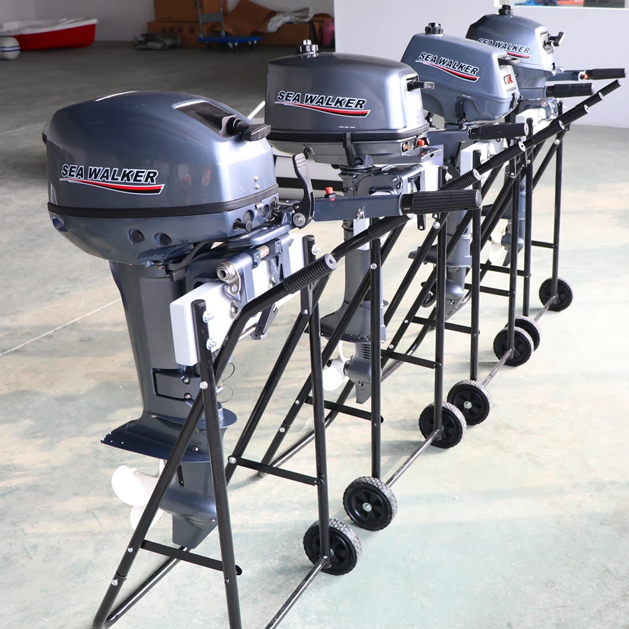 Seawalker Outboard Boat Motor Trolley Stand Display Foldable Carrier ...
