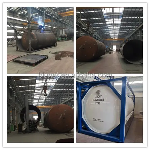 20ft 22k7 Iso Tank Containers For Liquid Oxygen,Nitrogen,Argon,Co2 ...