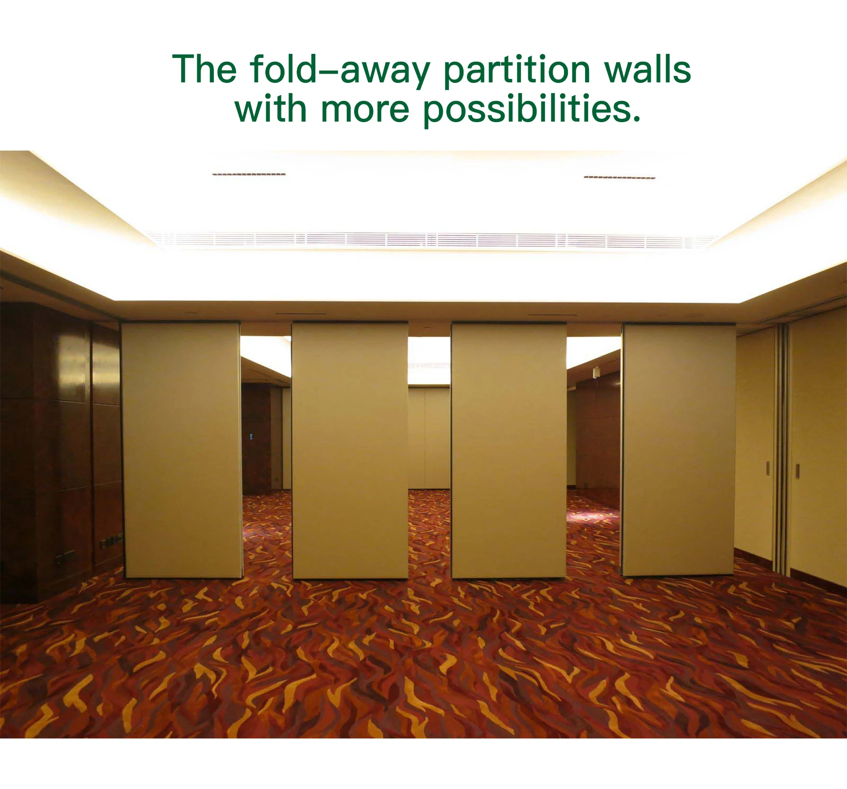 Flexible Movable Partition Meeting Room Divider Soundproof Acoustic ...