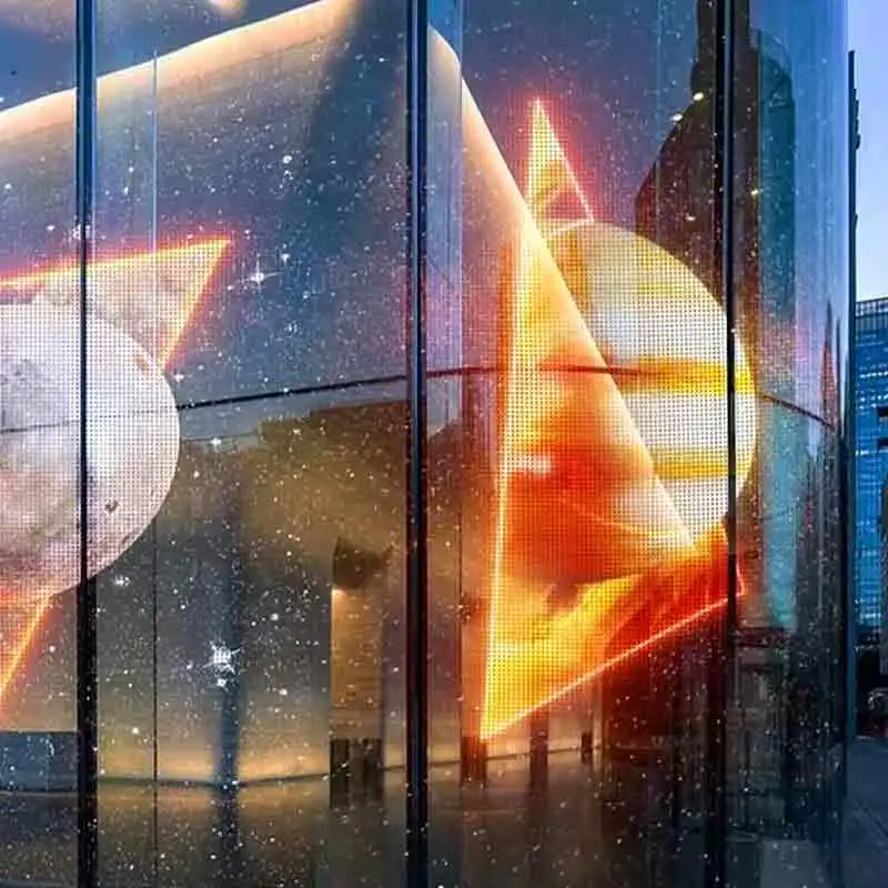 outdoor Indoor glass transparent display transparent panels strip ...