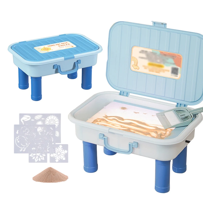 Girls Diy Educational Electronic Games Drawing Machine Toy Sand Art ...