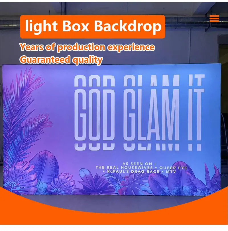 10x10ft Display Stands Event Backdrop Exhibition Booth With Led ...