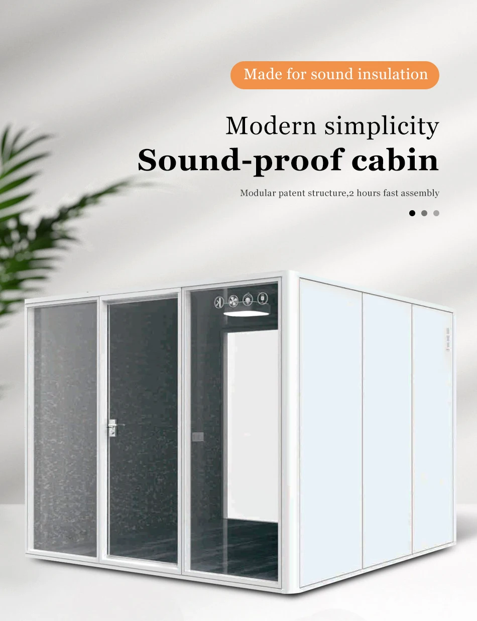 Modern Modular Office Pod Soundproof Telephone Booth Office Work Pod ...