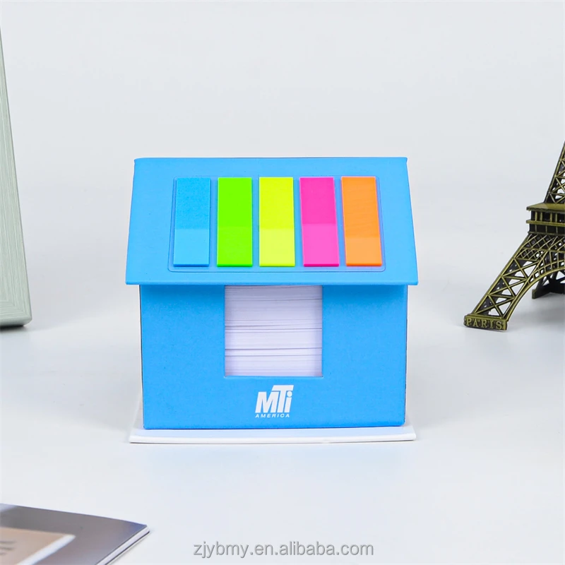 Wholesale 3d House Shape Sticky Note Memo Pad Customized Paper Block ...