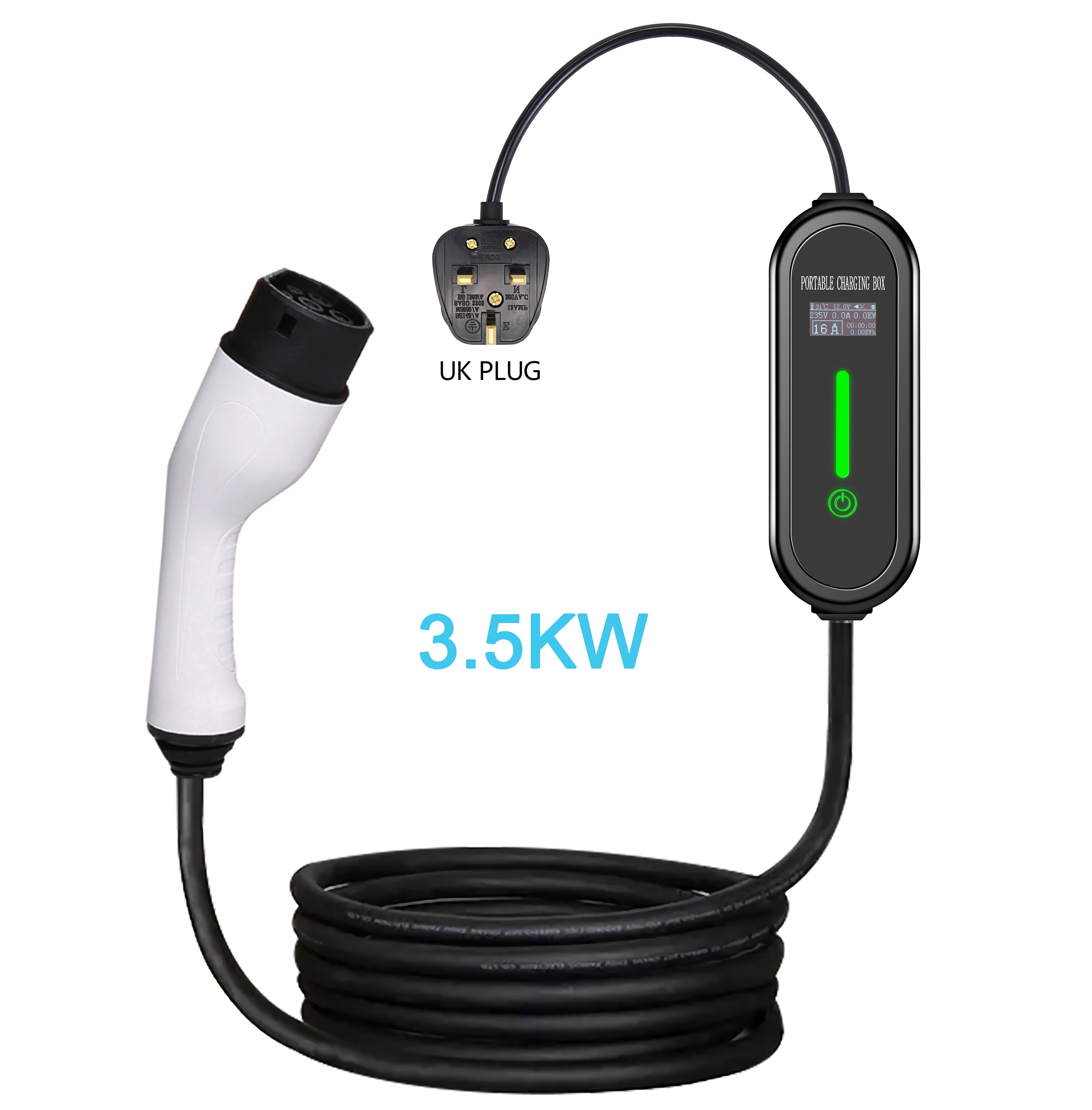 EV Charging Residential Electric Car AC 11KW EV Car Charger Adapter ...