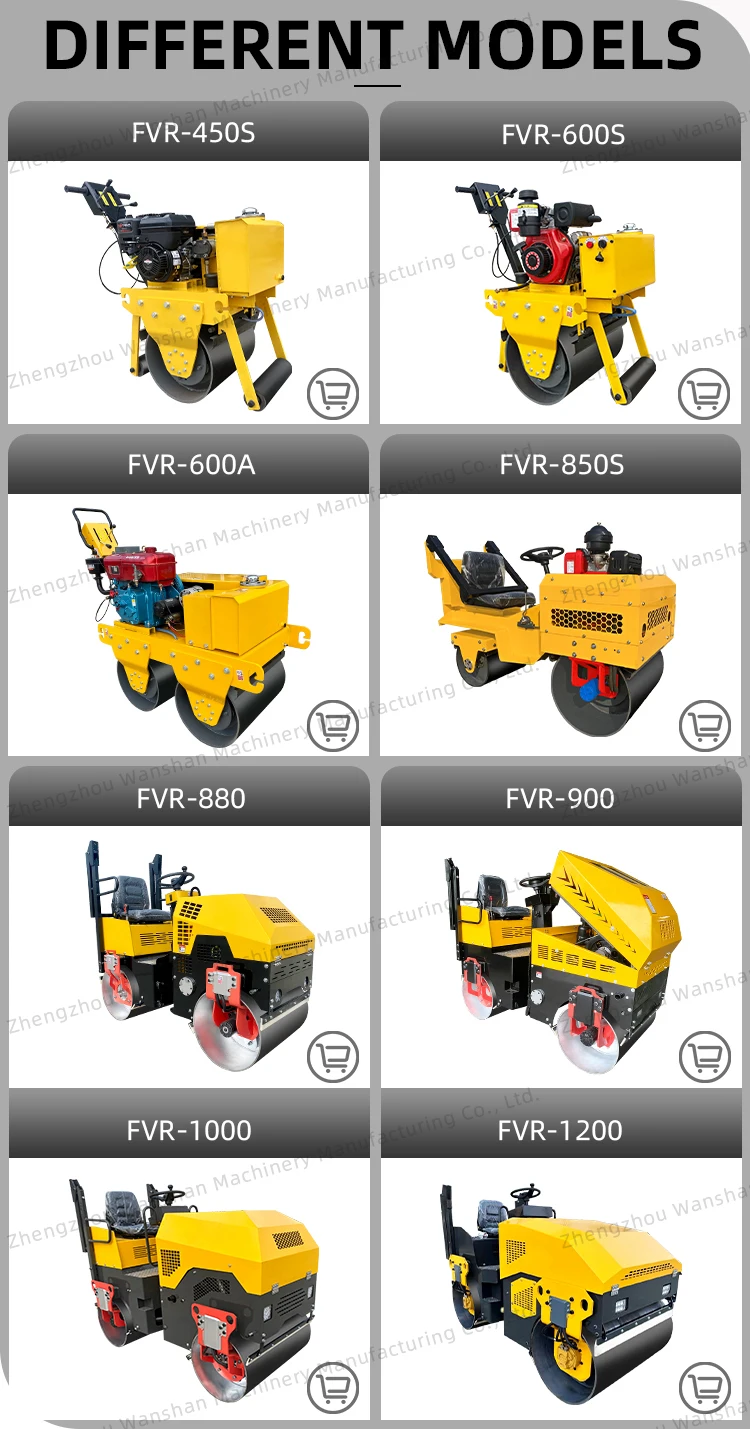 Walking Tandem Double Drum Vibratory Road Roller Compactor 1 Ton 3 Ton ...