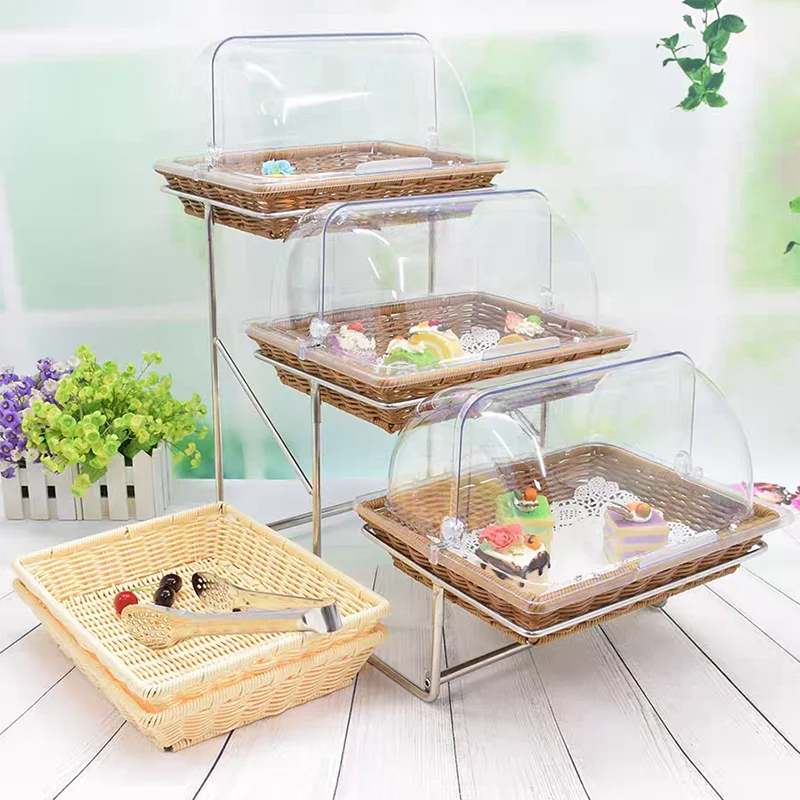 Small Dessert Bakery Bread Display Rack Cabinet - Buy Bakery Bread ...