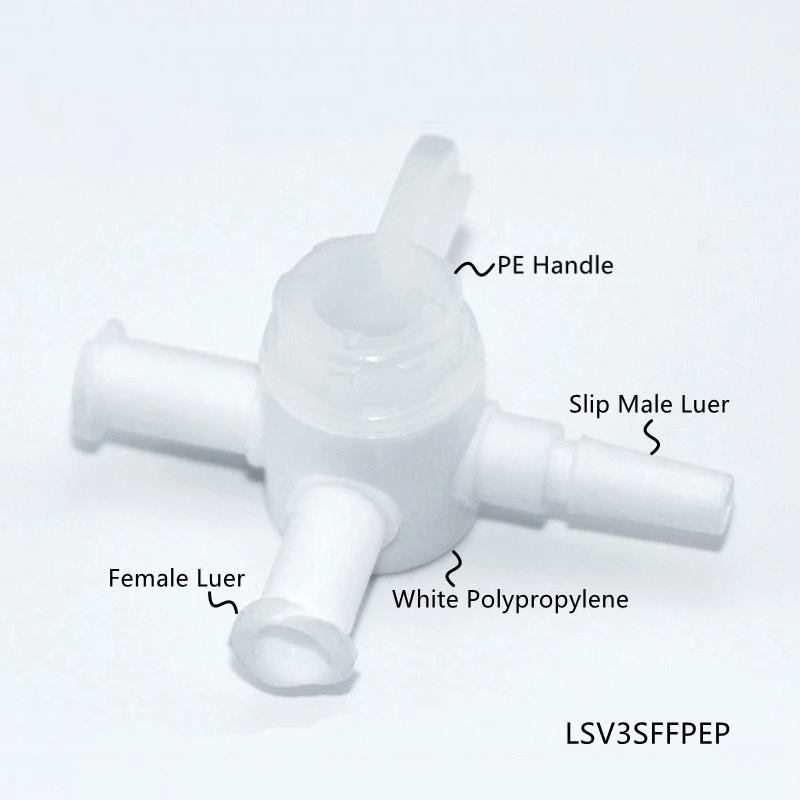 Ju Chemical Resistant Luer Lock Plastic One Way Valve For Solvent ...