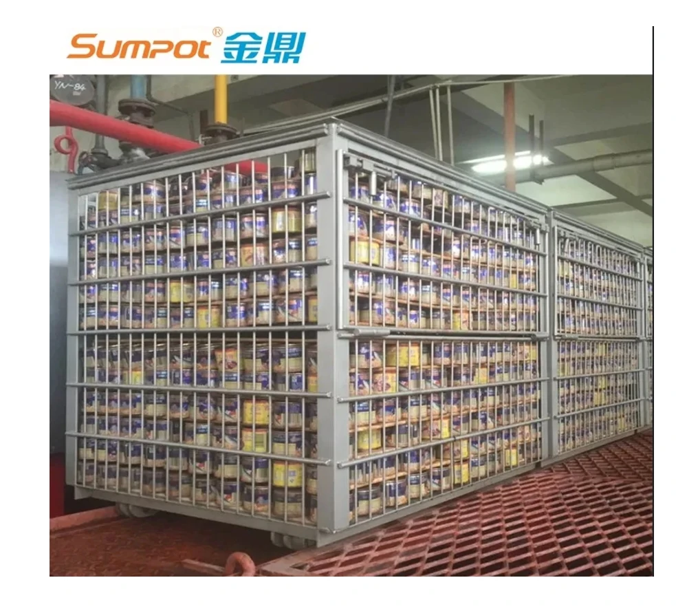 SUS 304/316 Canning Autoclave Retort Basket for Food Sterilizing Machine