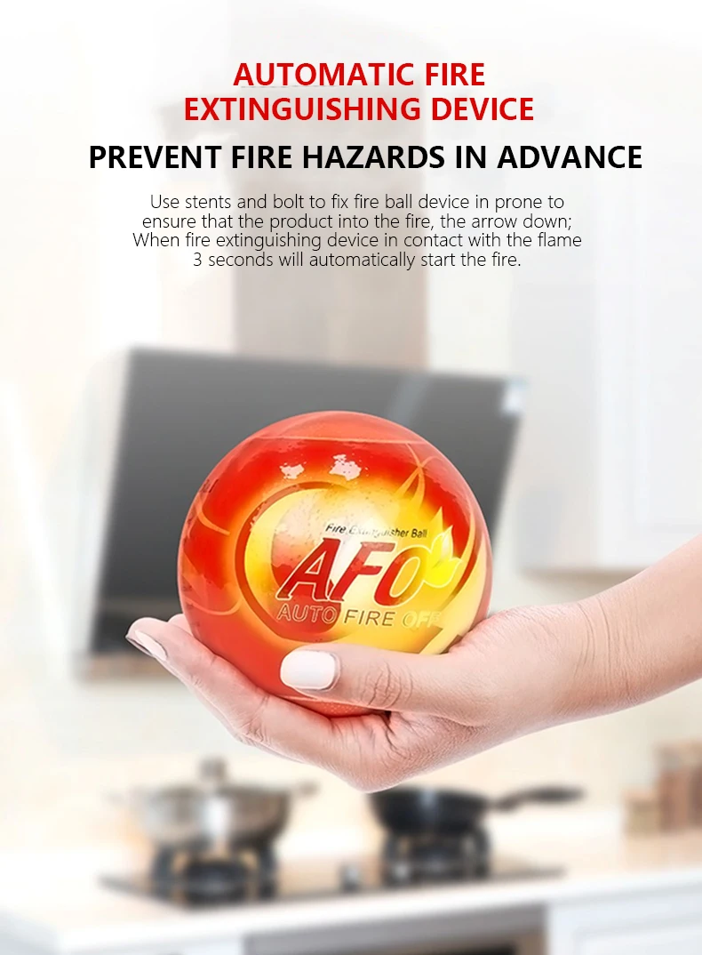 AFO Automatic Fire Extinguisher Ball - Dry Powder Auto Fire