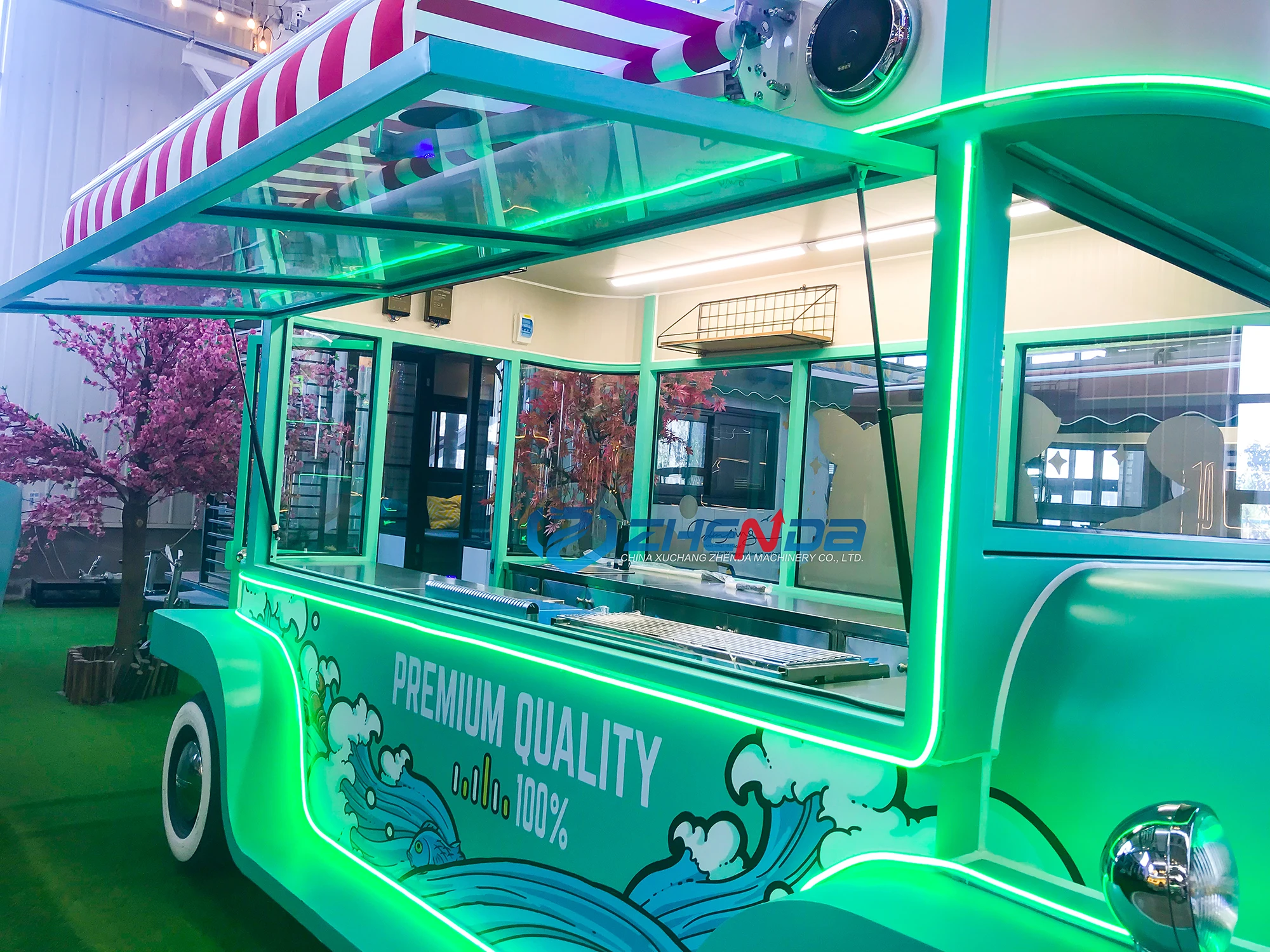 Customized Street Catering Trailer - Mobile Food Truck