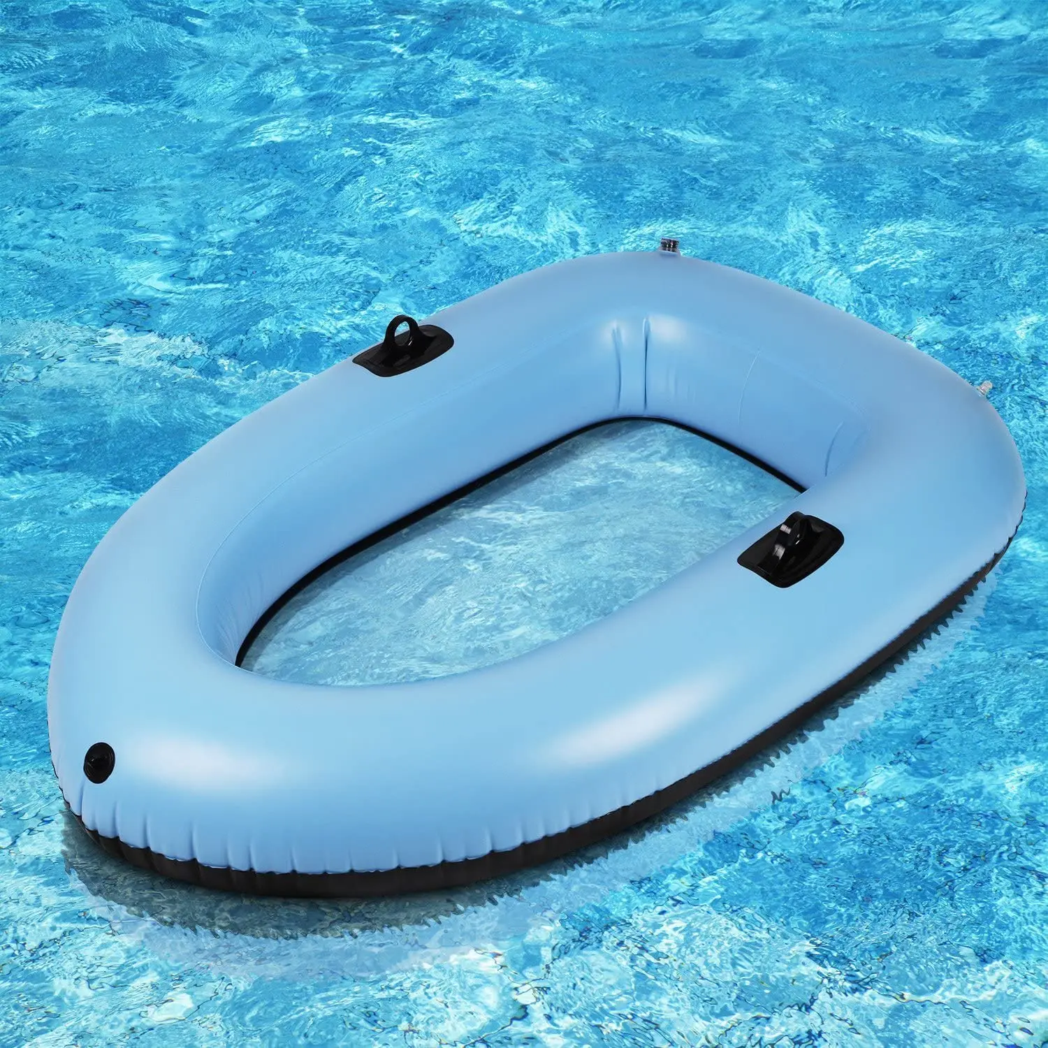 Pvc Transparent Clear Bottom Small Inflatable Raft Boat For Kids - Buy ...