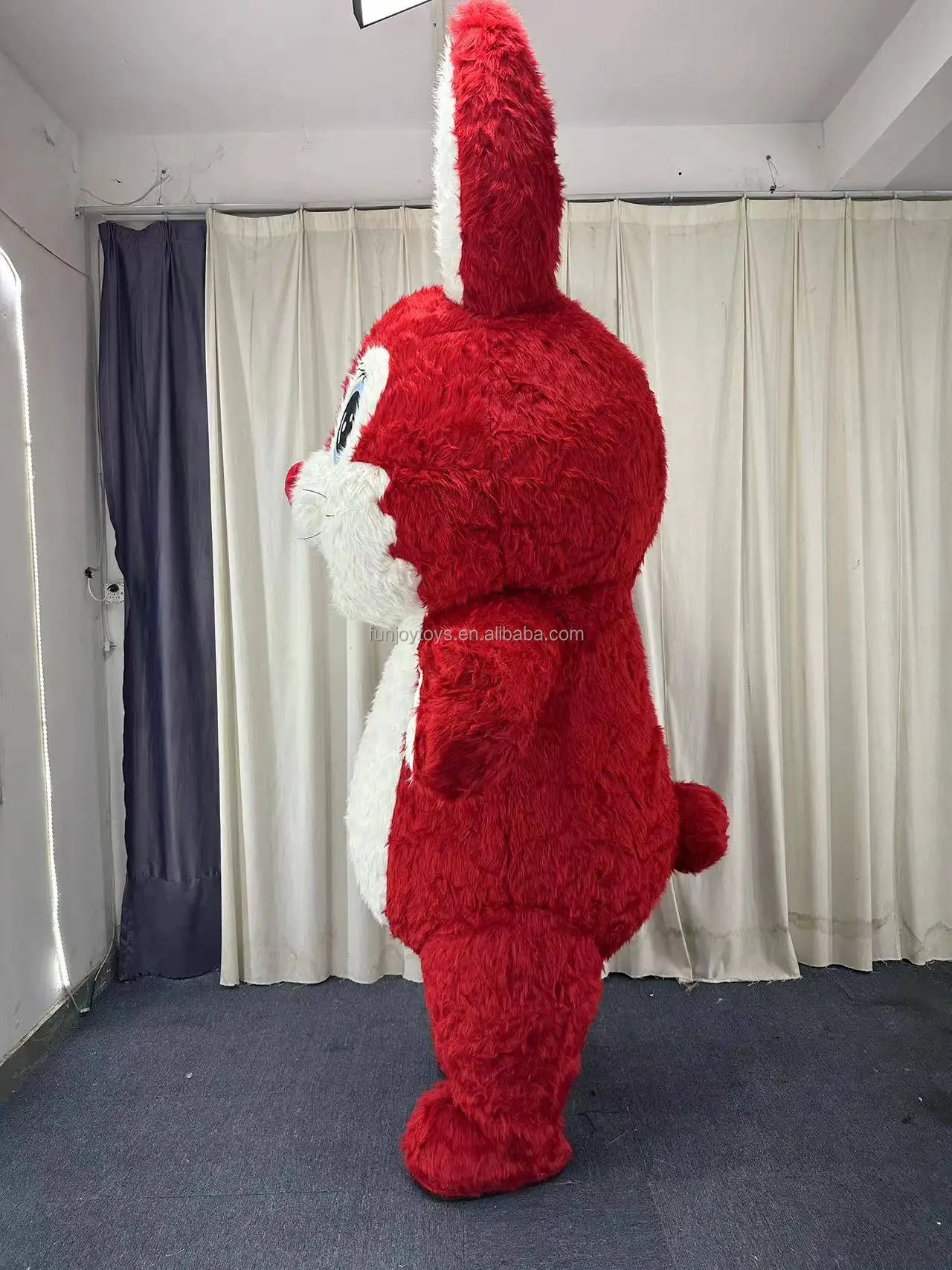 Cute Adult Inflatable Rabbit Plush Cartoon Character Mascot Costume ...