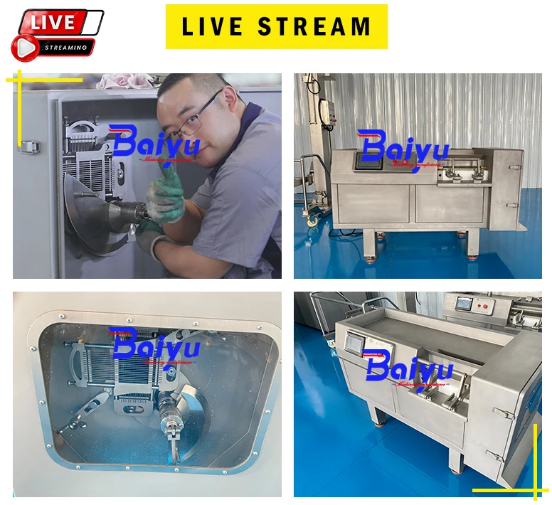 Frozen Meat Cube Cutter Slicer Dicing Machine Frozen Meat Cube Dicing ...