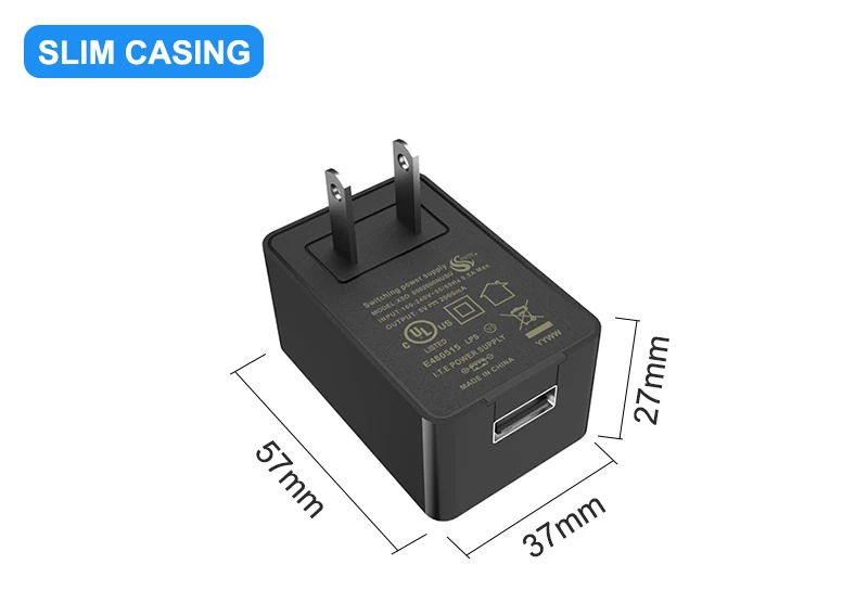UL FCC PSE SAA CE UKCA S-mark KCC Certificate 5V 1a 2a 2000ma 2.5A 3a ...