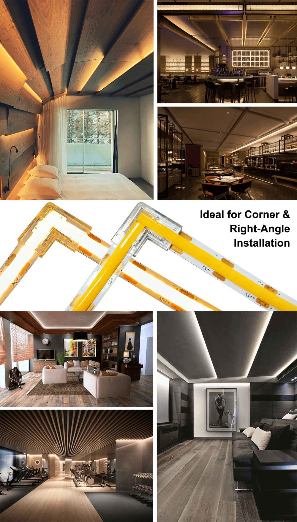 L-Shaped Corner Connector Unwired Clips Solderless Adapter Terminal ...