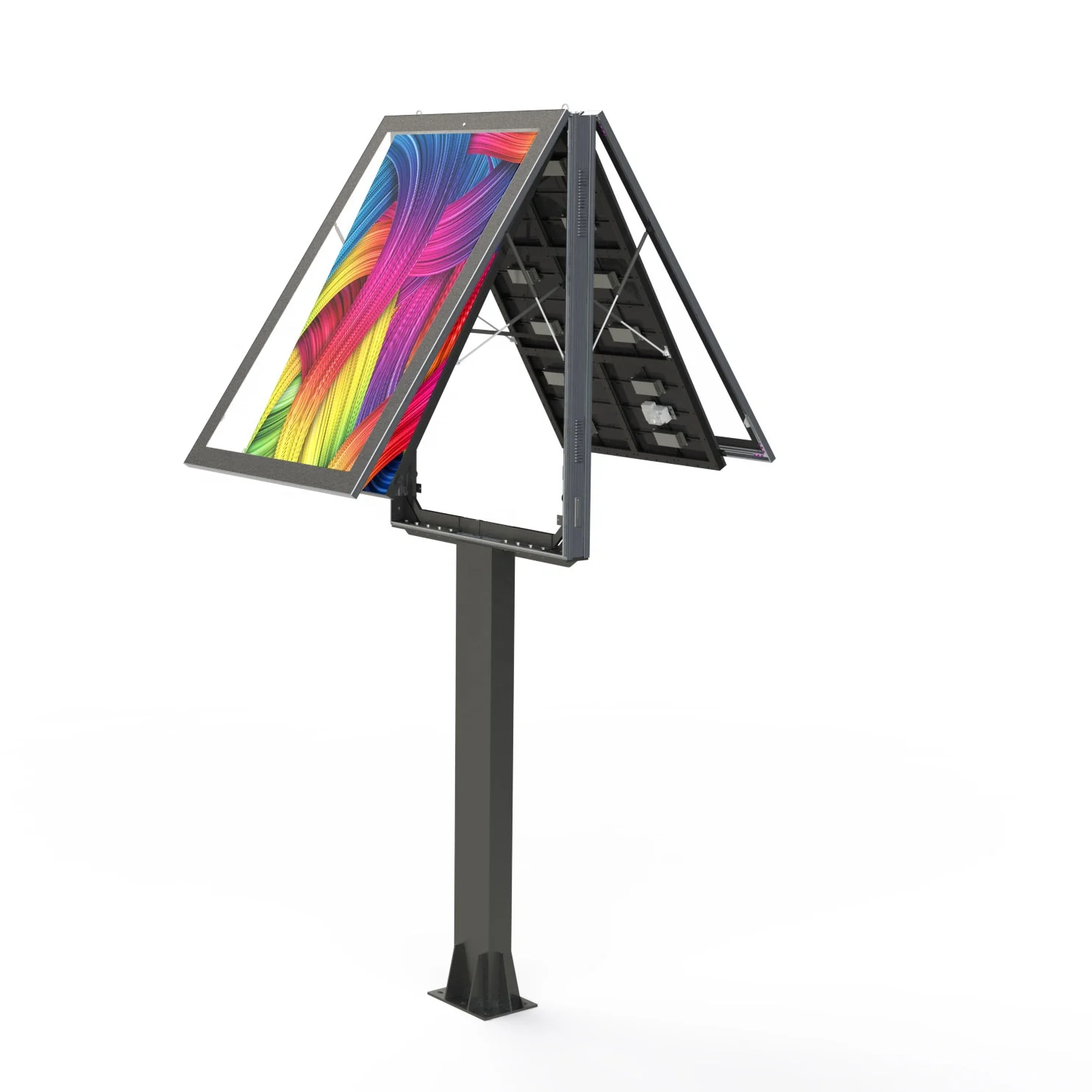 Led Billboard Outdoor Led Advertising Screen 3 To 10 Sqm Street Pole ...