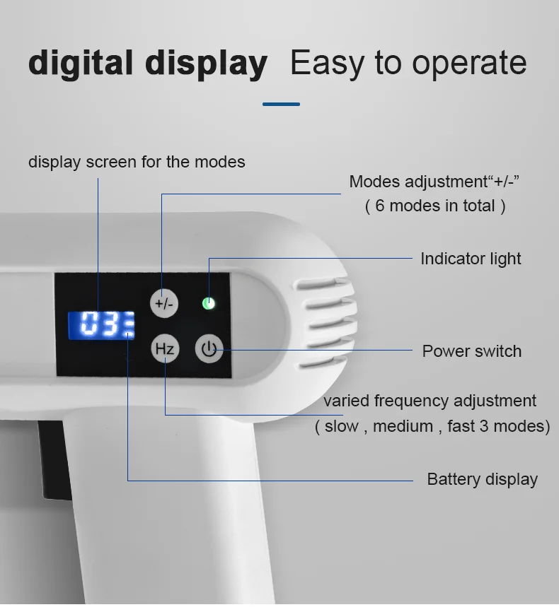 Cordless Rechargeable Chiropractic Impulse Gun Spine Adjusting Tool ...