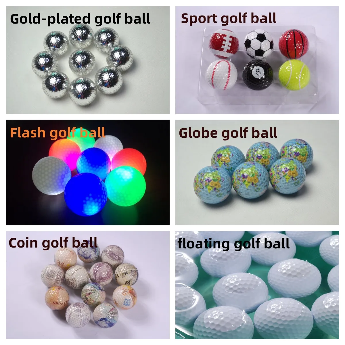 OEM High Quality Customer Park Golf Ball for Outdoor Sport