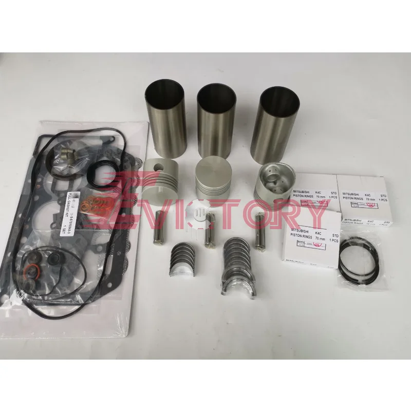 For Master Nissan Forklift Sd22 Rebuild Overhaul Kit +guides+valves ...