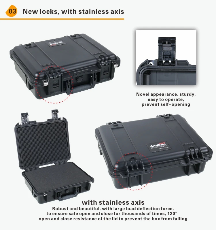 Durable, Waterproof Plastic Case for Equipment Carrying